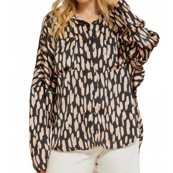 ANDREE BY UNIT | Tops | New Andree By Unit Natasha Tunic Top In Black ...